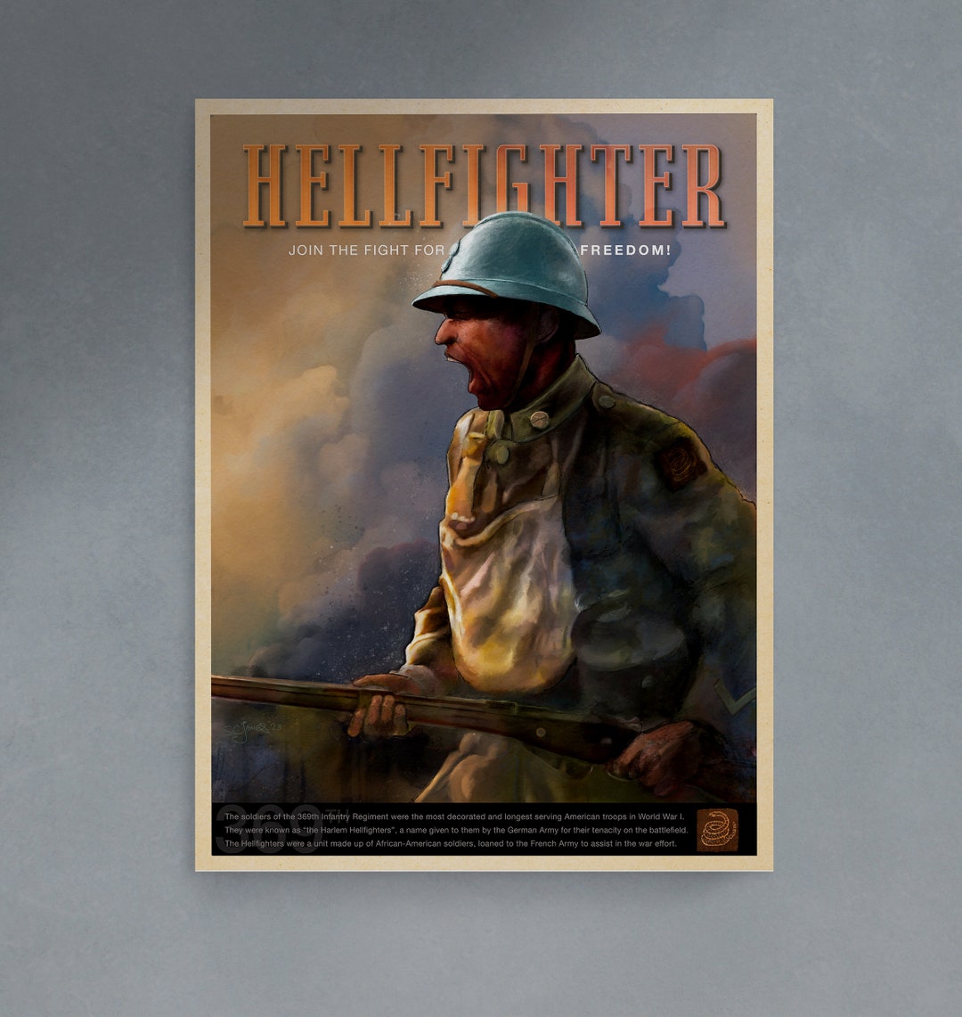 Harlem Hellfighter Poster - Etsy