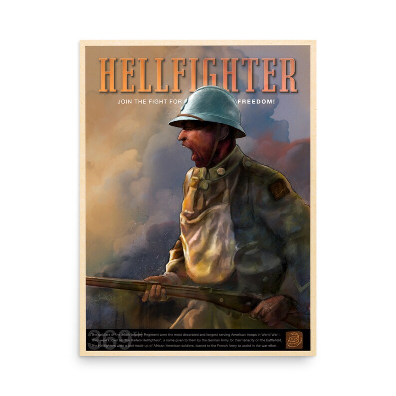Harlem Hellfighter Poster - Etsy