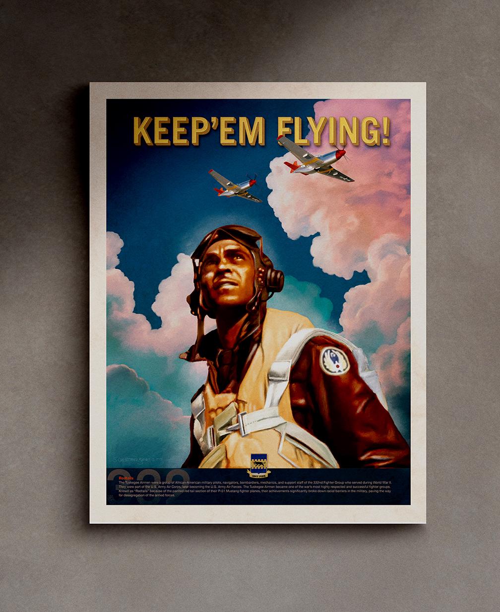 Tuskegee Airmen Poster - Etsy