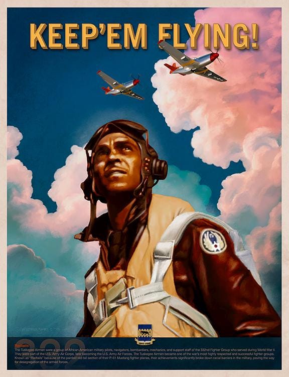 Tuskegee Airmen Poster - Etsy