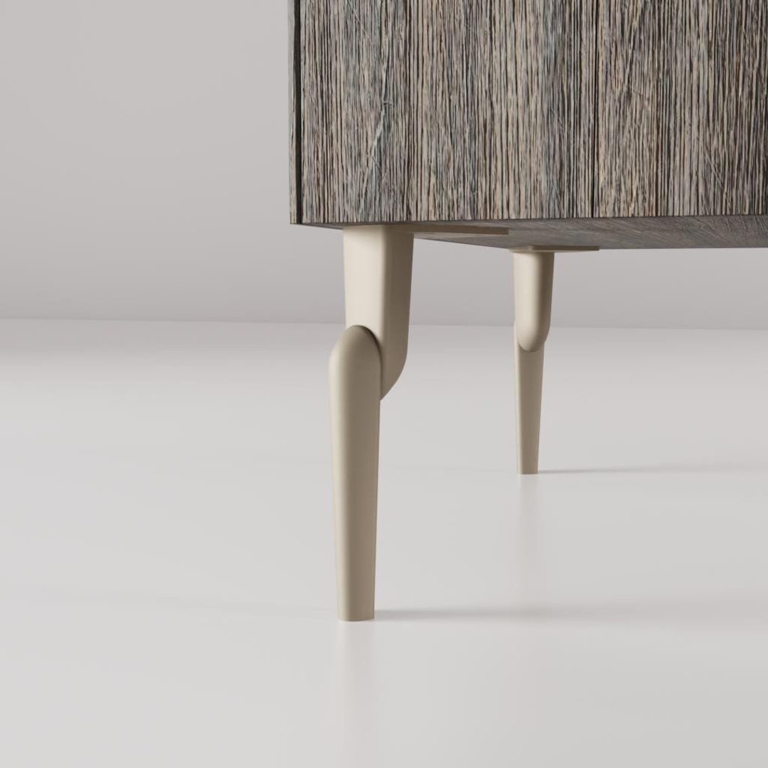 Modern Metal Furniture Legs: 9-inch Black Cabinet Feet - Etsy