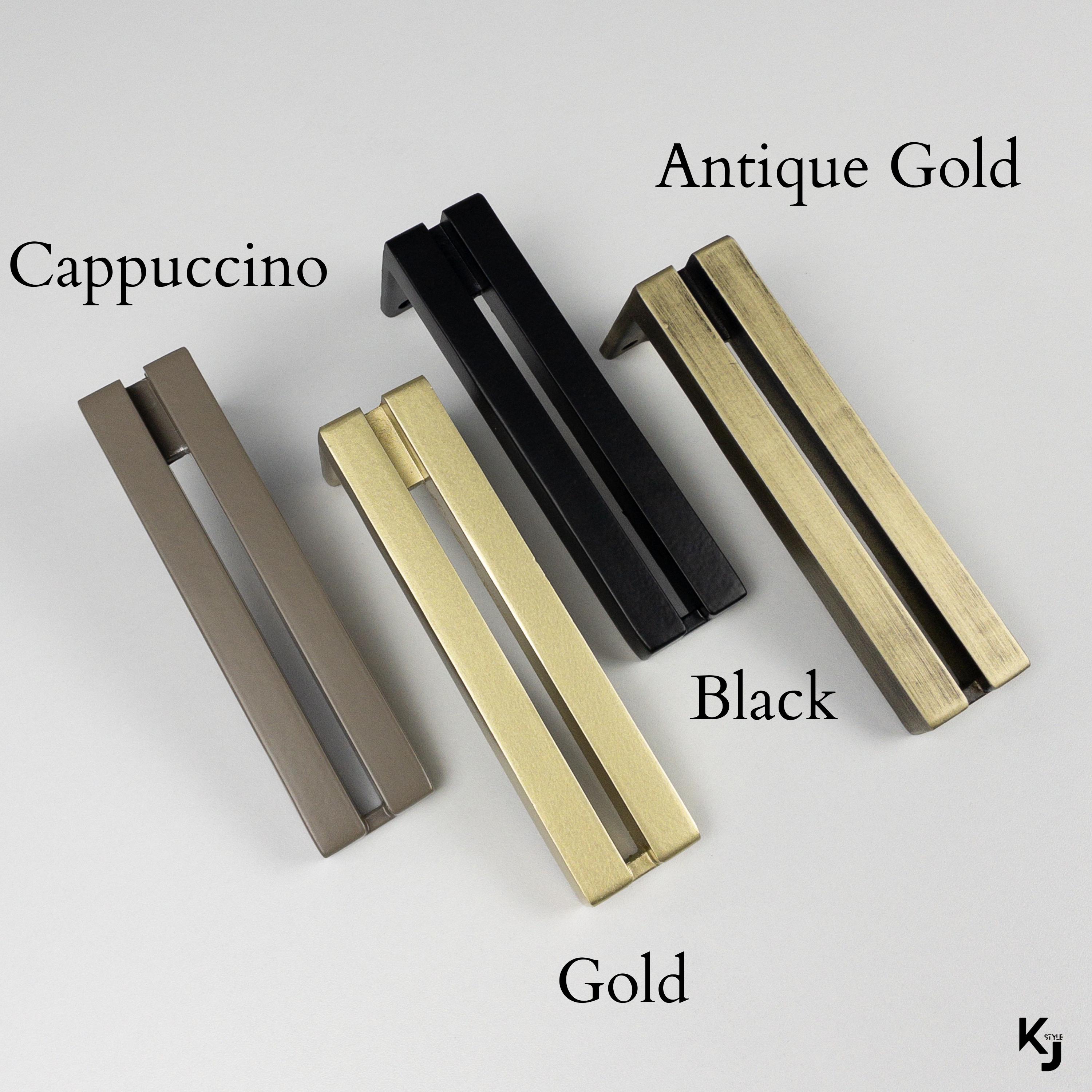 Black/gold Modern Metal Furniture Legs: 15cm-23cm Height, Sofa, Cabinet ...