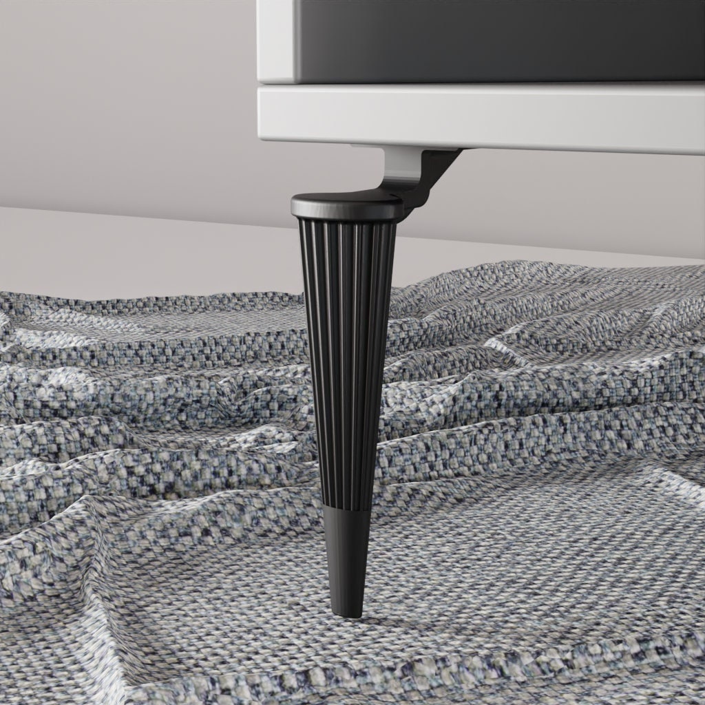 Black Cabinet Legs, Modern Furniture Legs, Black Stylish Legs, Sofa and ...