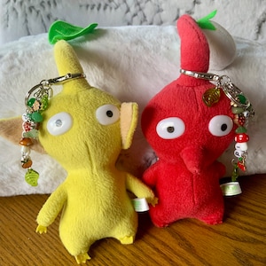 Pikmin Inspired Keychain Beautifully Made With Charms and - Etsy