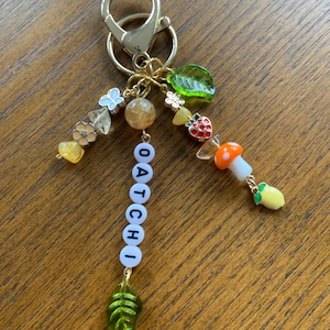 Pikmin Inspired Keychain - Beautifully Made With Charms and Beads ...