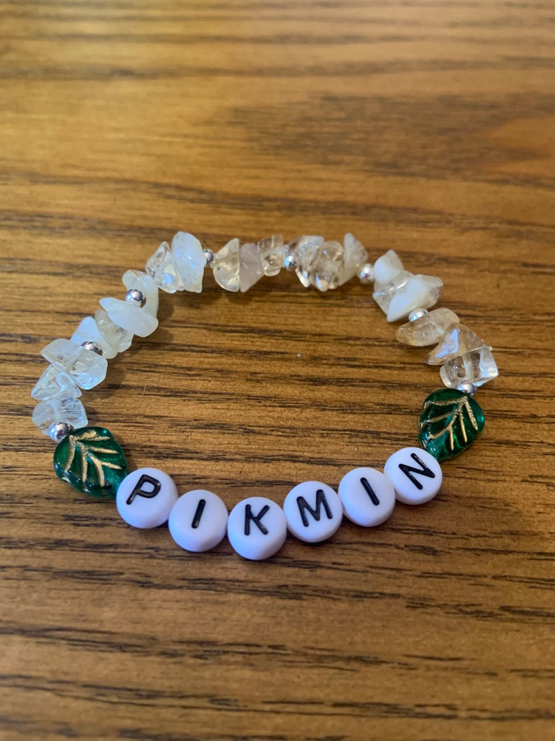 Pikmin Inspired Bracelet With Gemstones. Pair Your Favourite Pikmin ...