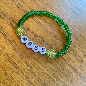 Pikmin Inspired MOSS Theme Keychain and Bracelet Set - Etsy