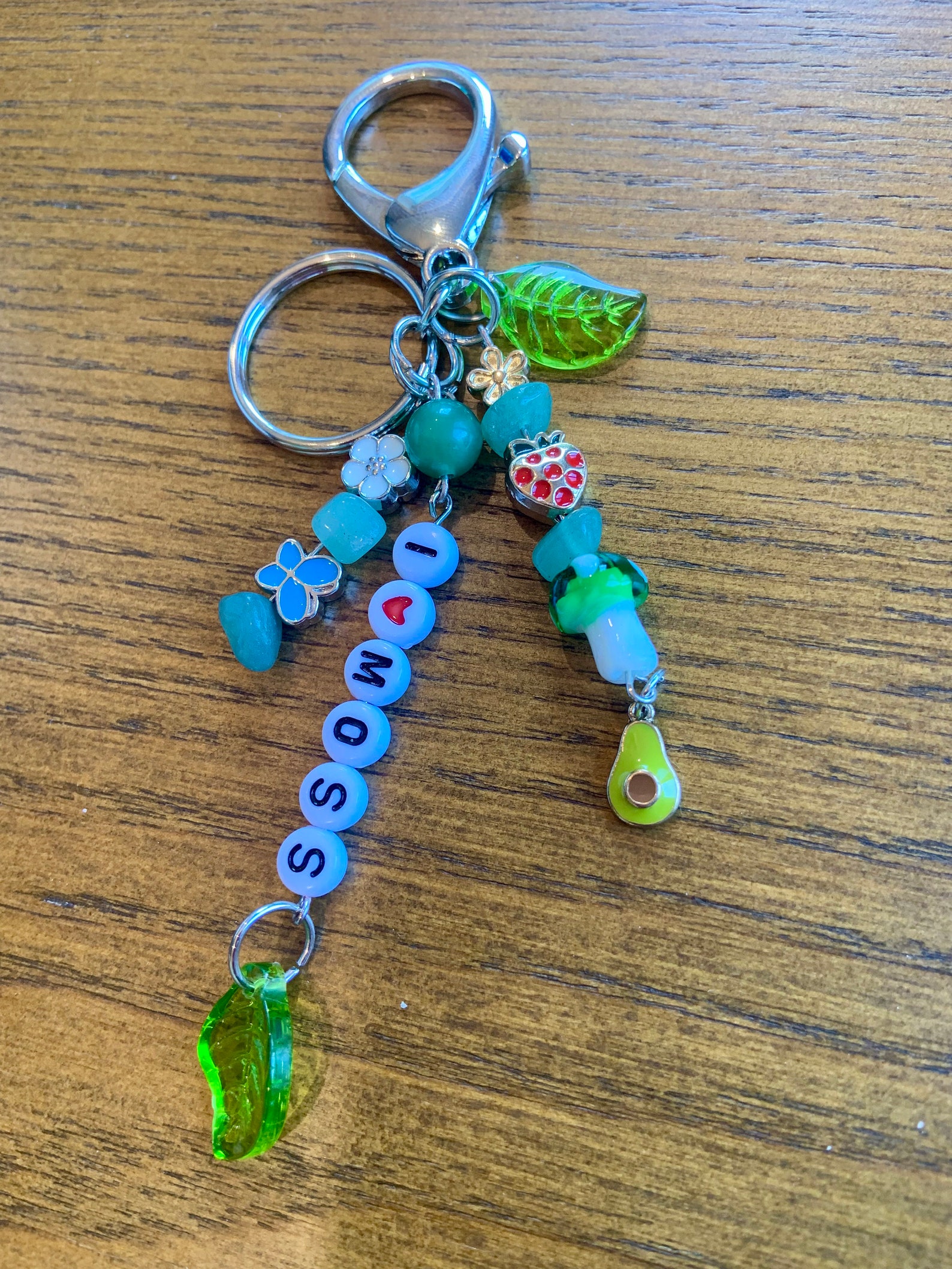 Pikmin Inspired MOSS Theme Keychain and Bracelet Set - Etsy