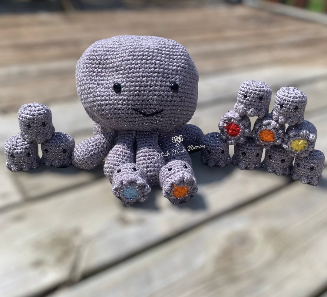 Octopus Memory Game Fun Matching Game for Kids Educational Toy Set - Etsy