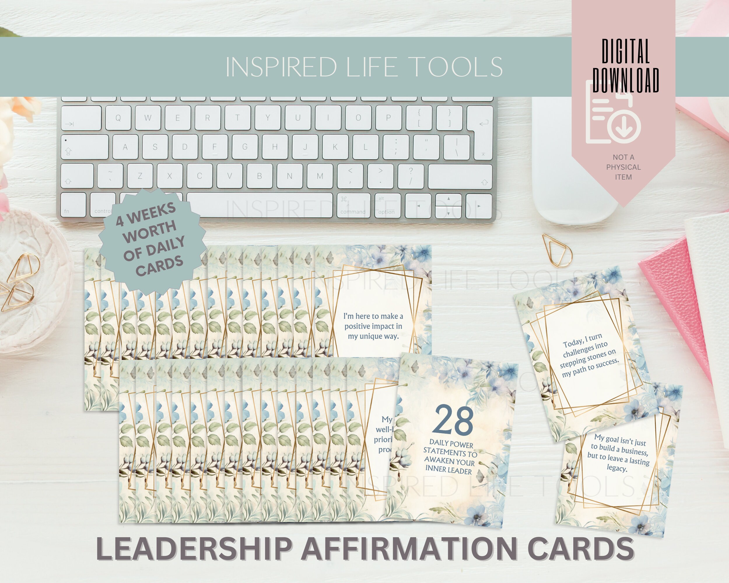 28 Leadership Affirmation Cards, Business Coaching, Affirmation Cards ...