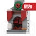 Santa in the Chimney Ornament | Christmas Tree Holiday Ornament | Made ...