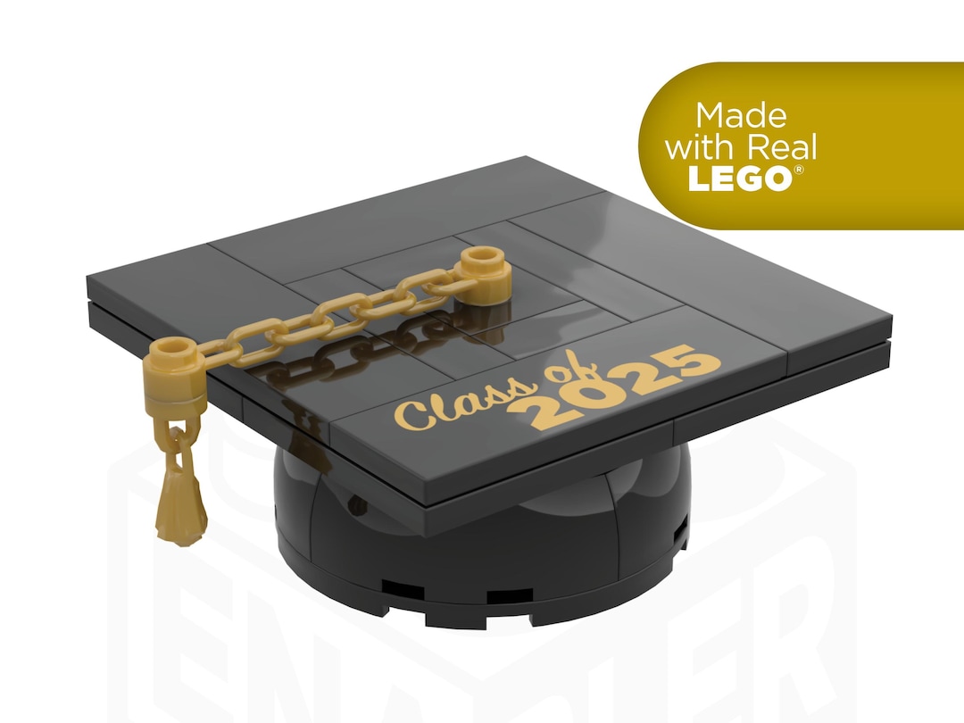 Graduation Cap LEGO Kit 2025 Graduation Gift Made With Real LEGO - Etsy