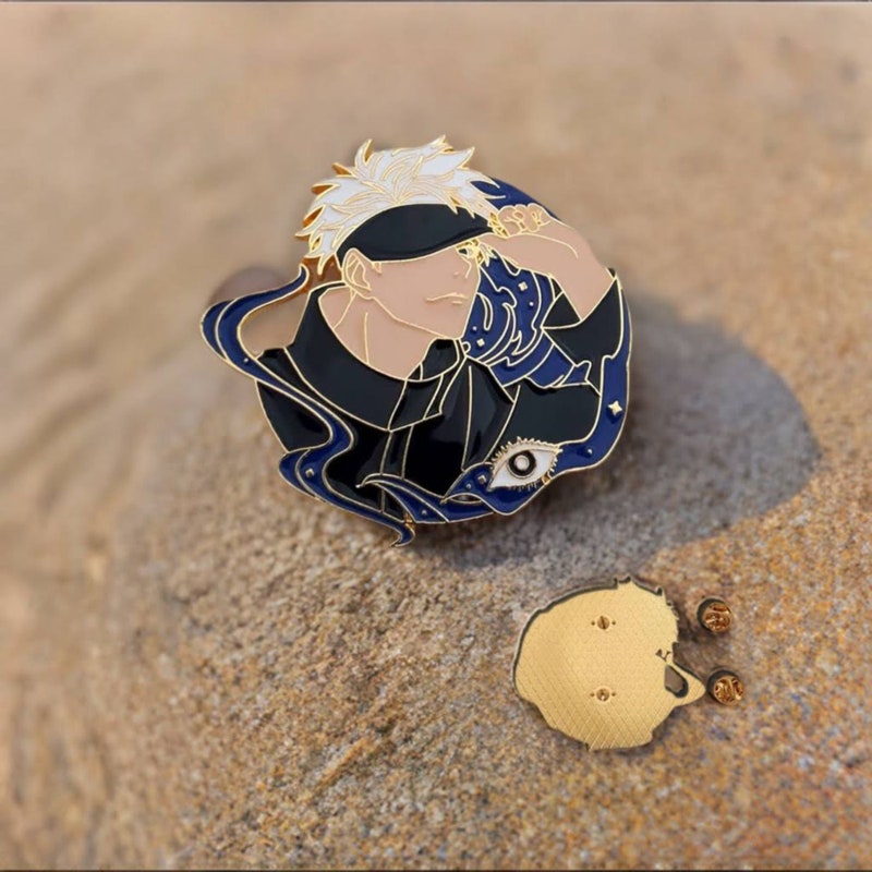 Gojo Satoru Badge Pins - Etsy