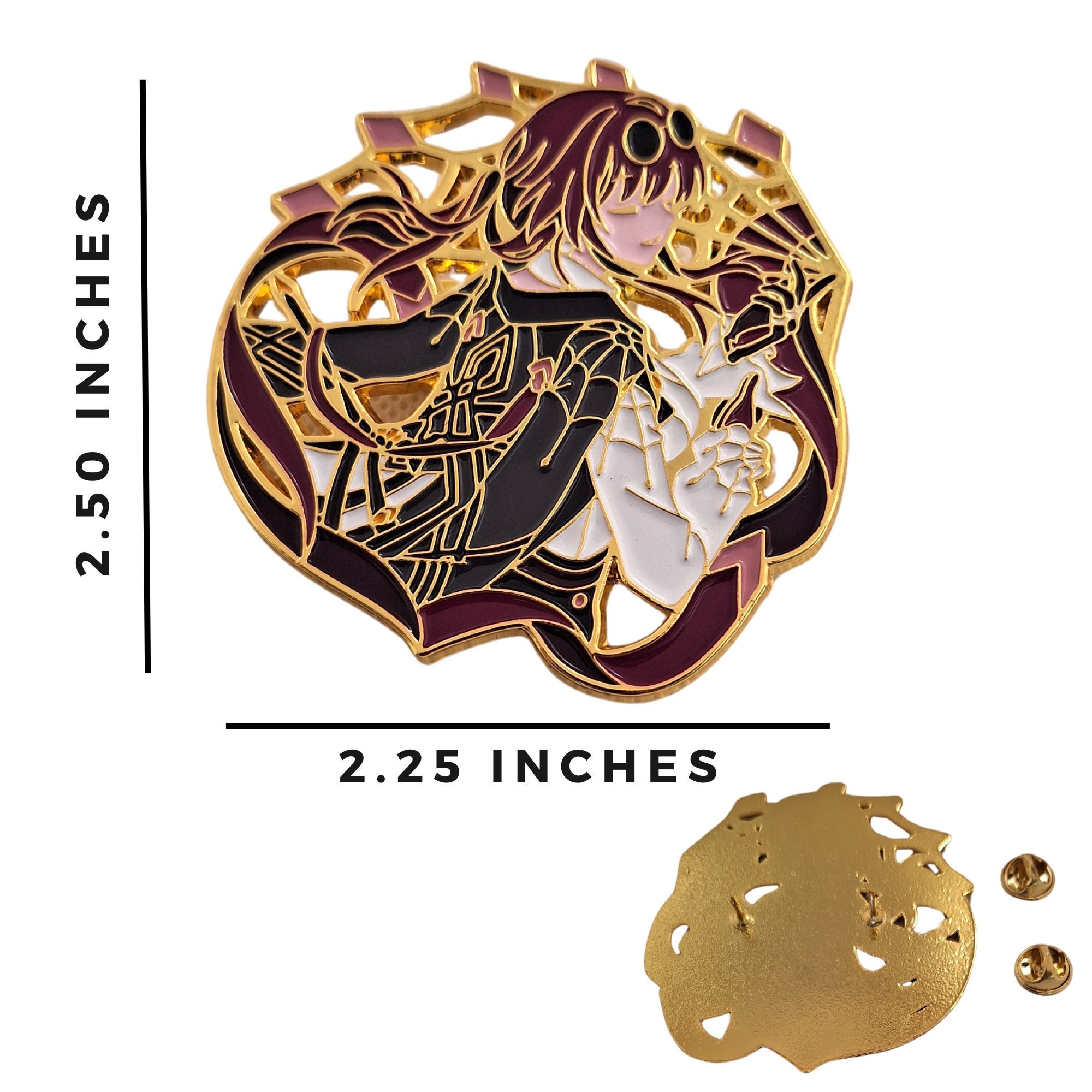 The Beautiful Lightning Shock Kafka Enamel Pin Leather Jewelry Pouch ...