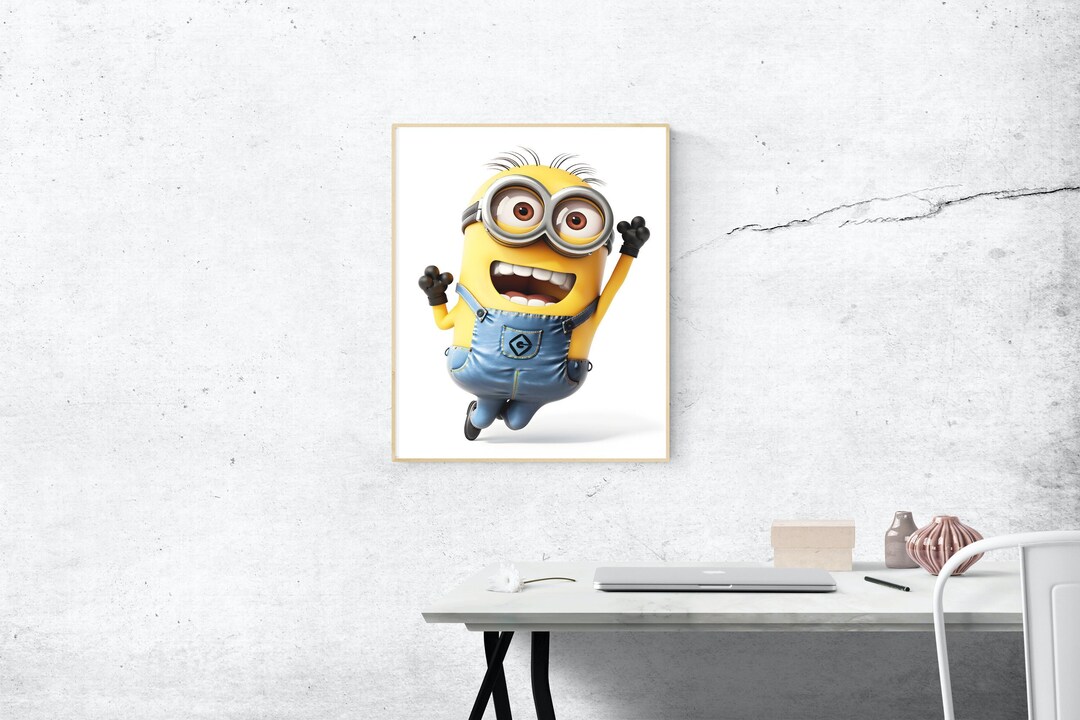 Printable Minions Poster Minion Wall Art Minions Digital Print Minion ...