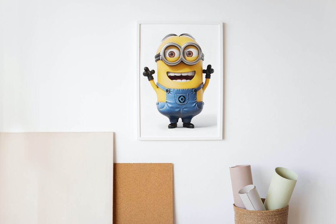 Printable Minions Poster Minion Wall Art Minions Digital Print Minion ...