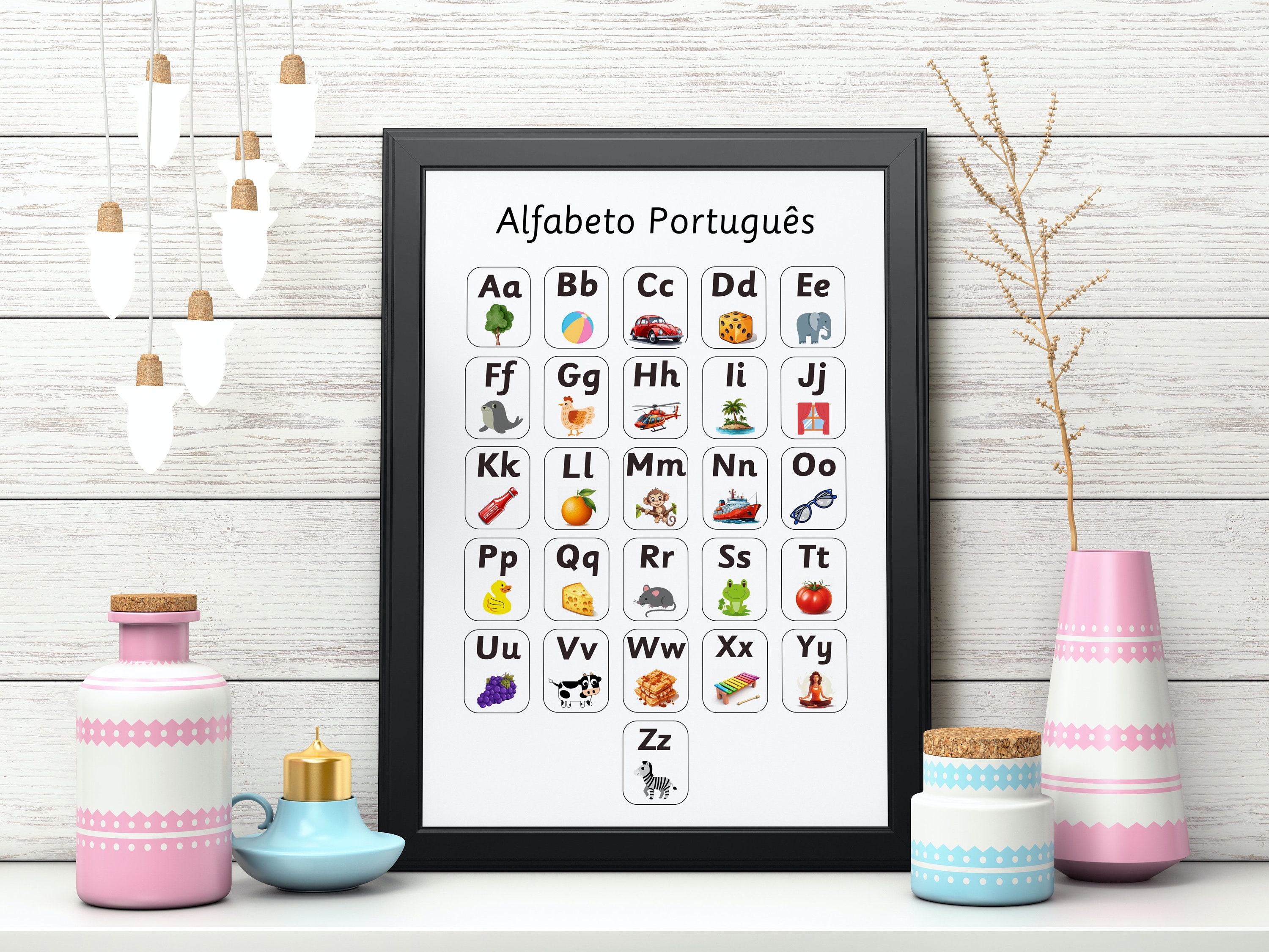Alfabeto Português Letras Portuguesas Alfabeto Portugues - Etsy