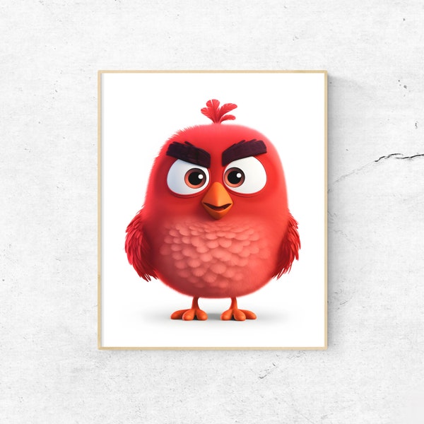 Angry Birds Print - Etsy