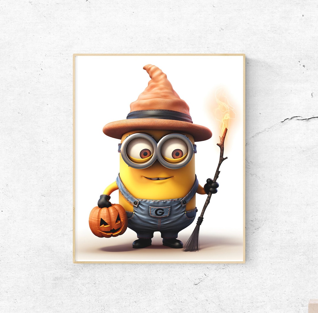Minion Halloween Print Halloween Print Minion Print - Etsy