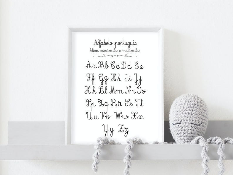 Alfabeto Português Letras Maiúsculas Portuguesas Portuguese Alphabet ...