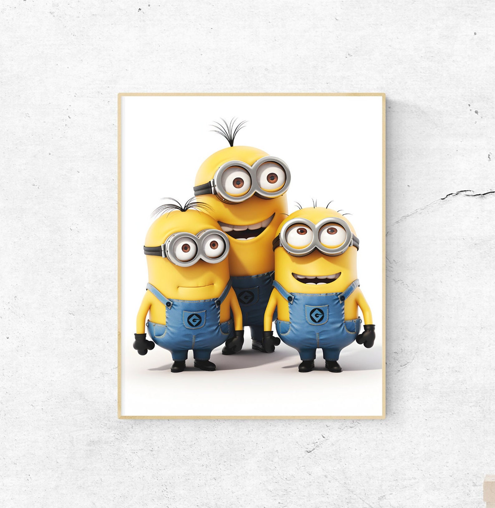 Minion Wall Art | Minion Print| Minions Digital Print | Minion Wall ...