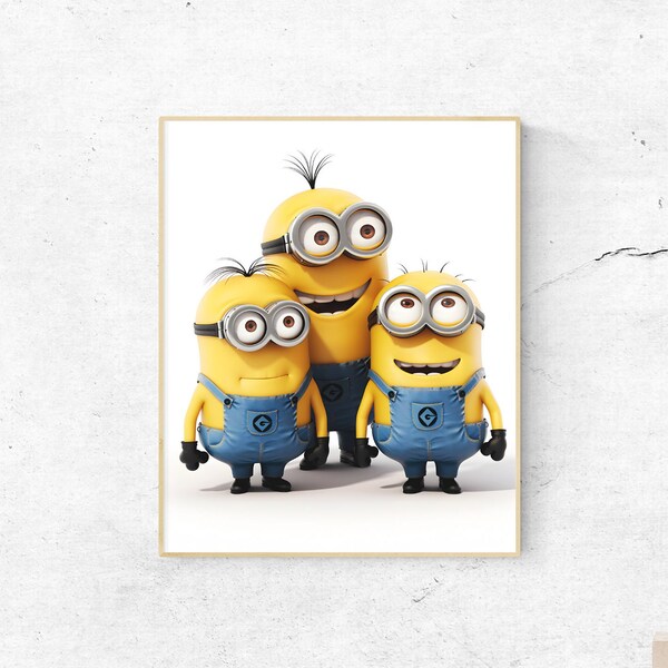 Minion Art - Etsy