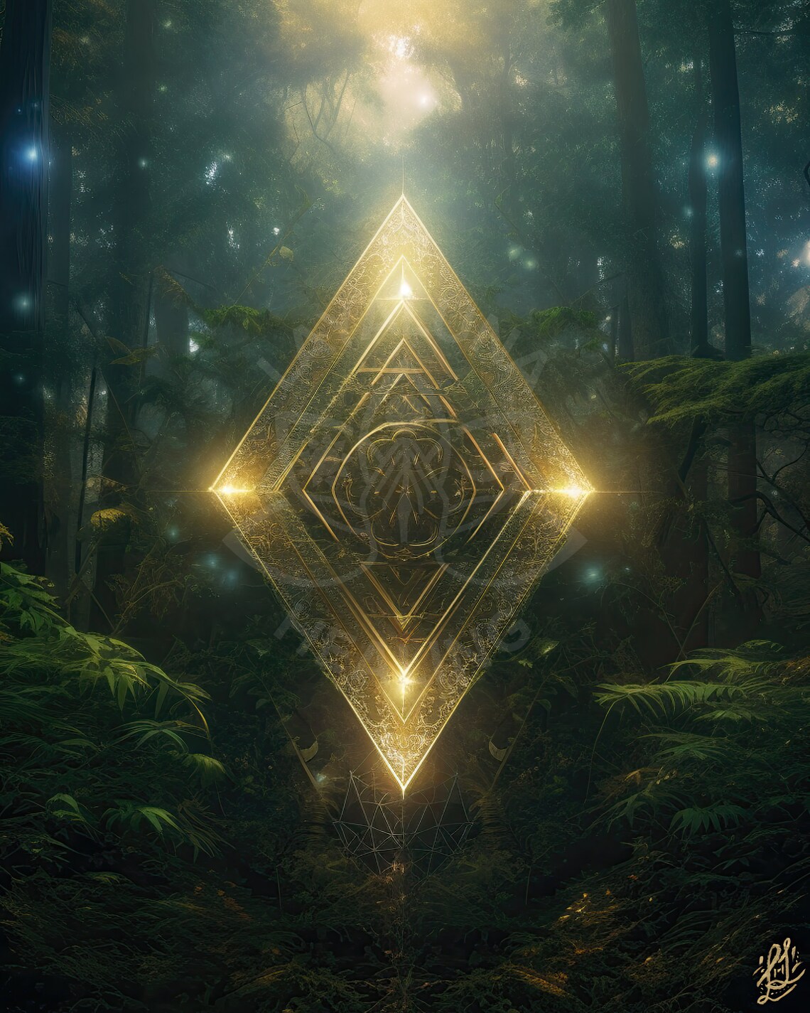 Light Code Digital Art, Celestial Alchemy Light Codes Digital Art ...