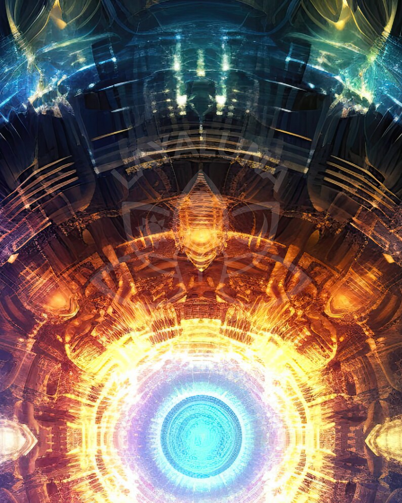 Astral Travel, Light Code Art, Light Code Print, Spiritual Art and ...