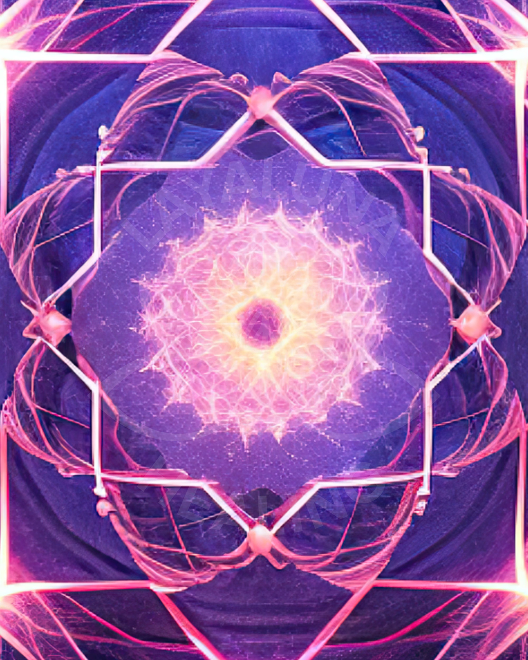 Light Code Cosmic Light Code Art Sacred Geometry Digital Art Spiritual Wall Art Starseed 