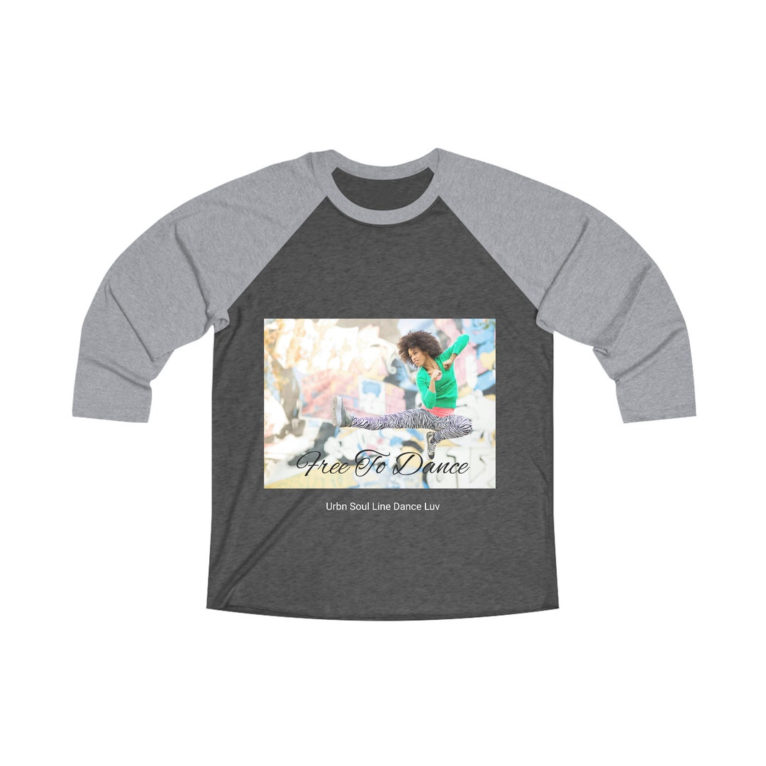 Dance Baseball Shirt, Free to Dance Tee, Melanin Dancer, Baseball Dance ...