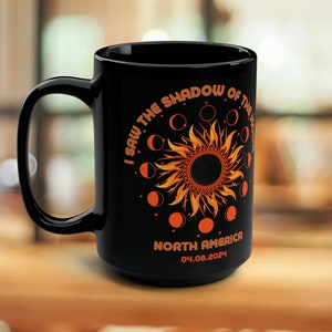 Total Eclipse Mug, 15 Oz Coffee Cup, 2024 Total Solar Eclipse ...