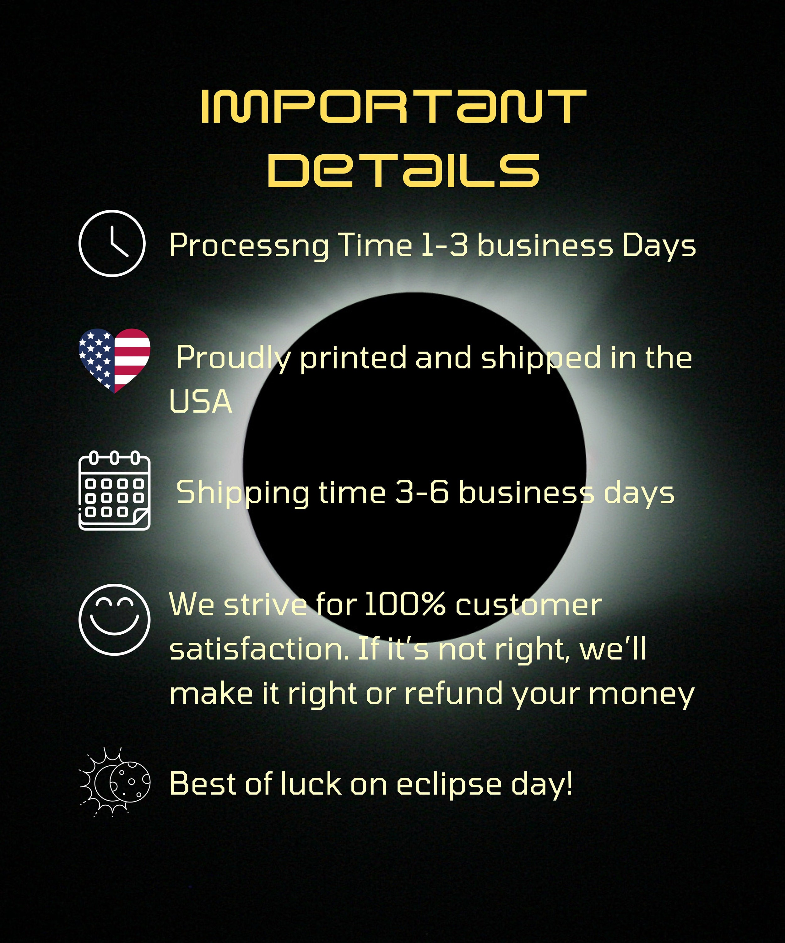 Total Eclipse Mug, 15 Oz Coffee Cup, 2024 Total Solar Eclipse ...