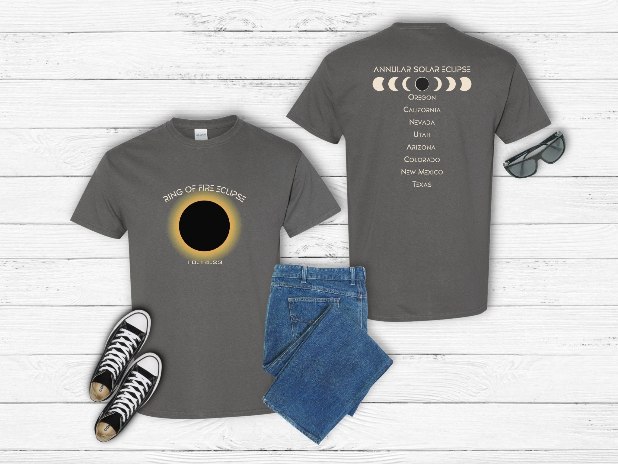 Annular Solar Eclipse, 2023 Solar Eclipse, October 14th 2023, USA Solar ...