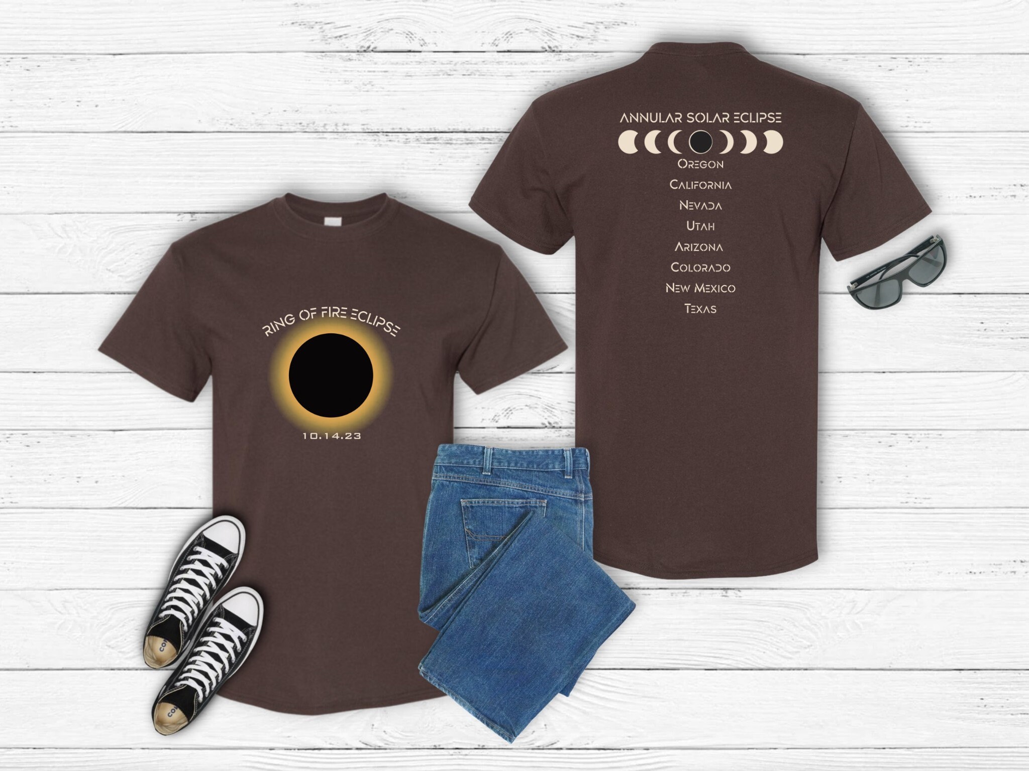 Annular Solar Eclipse, 2023 Solar Eclipse, October 14th 2023, USA Solar ...