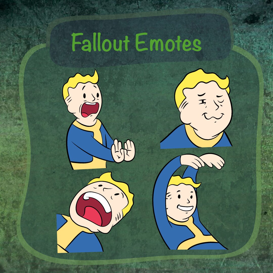 Fallout Emotes Fallout Meme Emotes Twitch Emotes Kick Emotes Discord ...