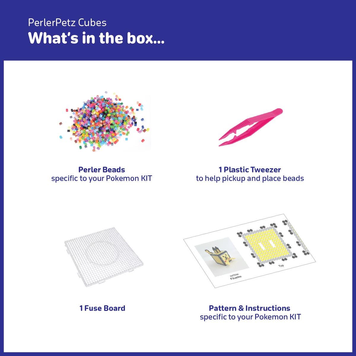 DIY Pokemon Perler Petz Kits - Etsy