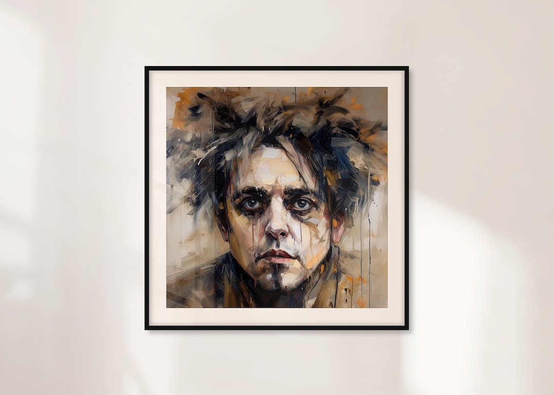 Robert Smith Portrait, Bold Modern Art Print, Pop Art Music Poster ...