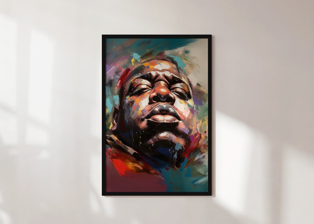 Biggie Smalls, the Notorious B.I.G. Digital Oil Painting Portrait - Etsy