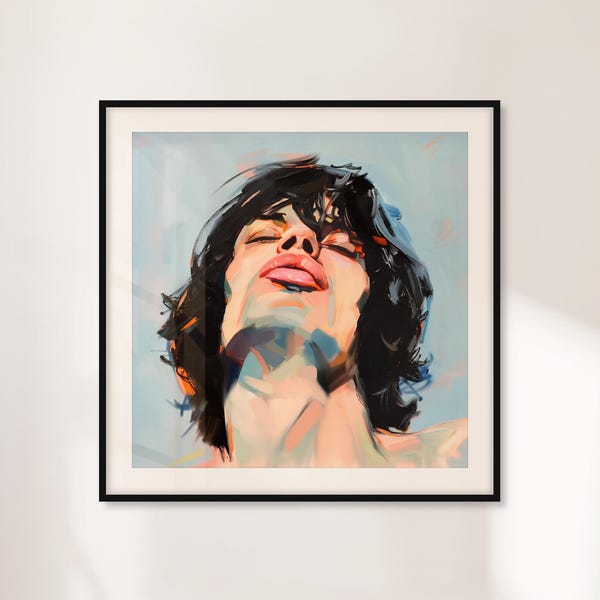 Mick Jagger Painting - Etsy