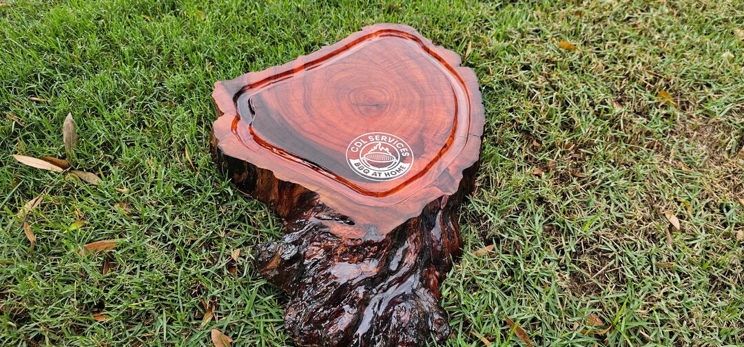 Rocking Star Stump Tree Glaze With Juice Groove and Resin Epoxy - Etsy