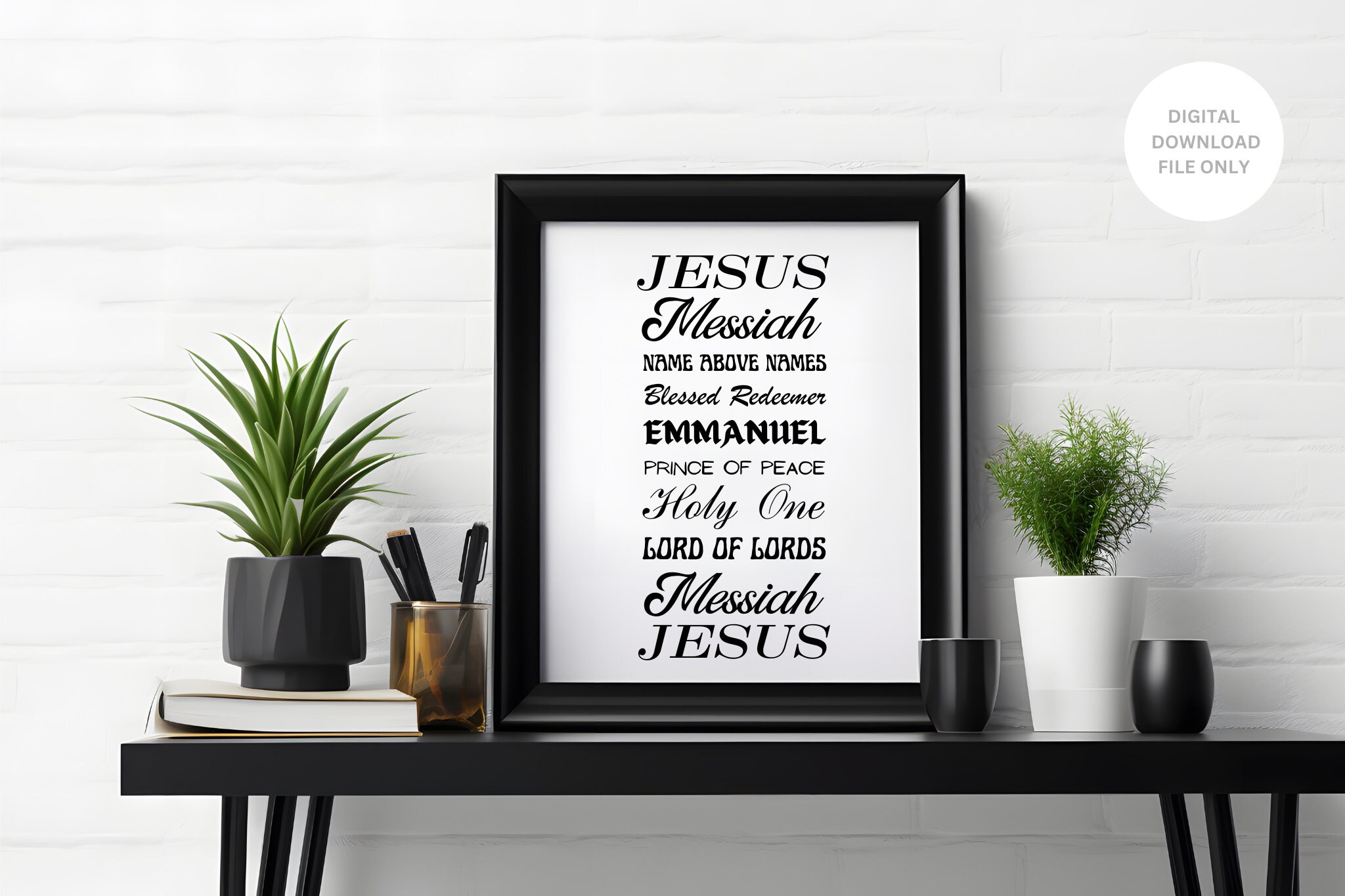 25 Names of Jesus Advent Set | Names of Jesus Printable | 25 Names of ...