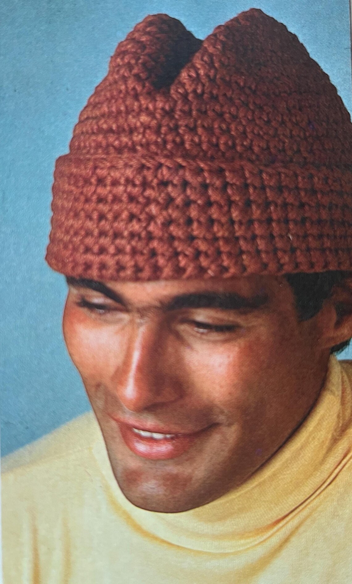 PDF Retro CROCHET Natty Cap Vintage Pattern 1970's - Etsy