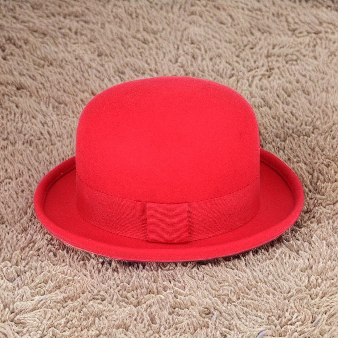 Bowler Hat Soft Crushable Bowler Hat 100% Wool Classic Derby - Etsy