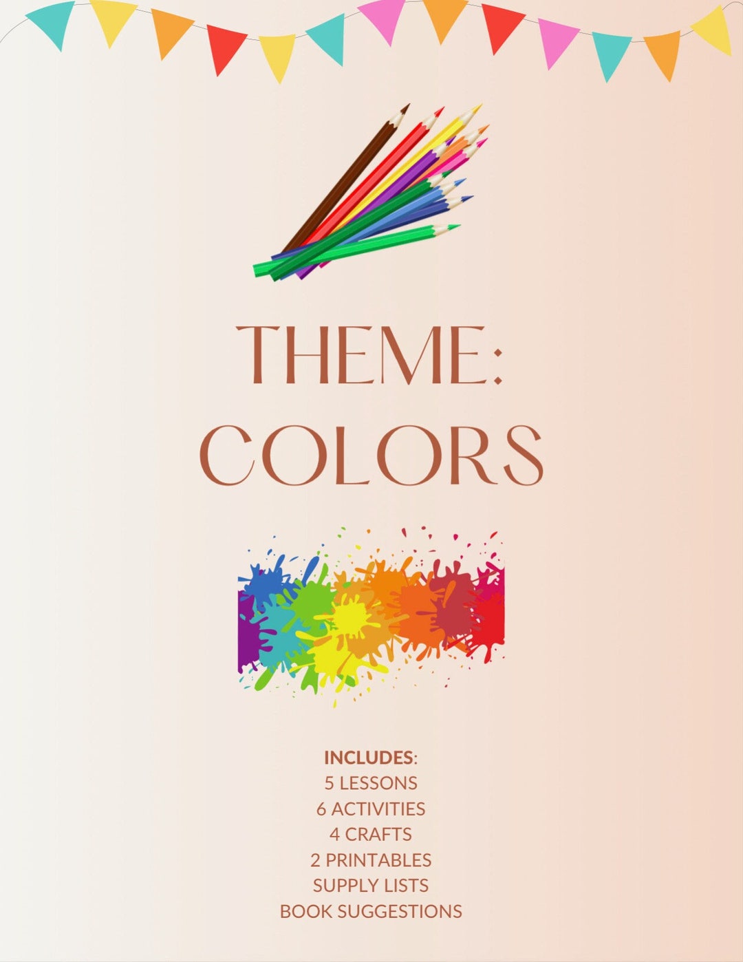 Engaging Colors Lesson Plan Curriculum for Preschoolers | Hands-on ...