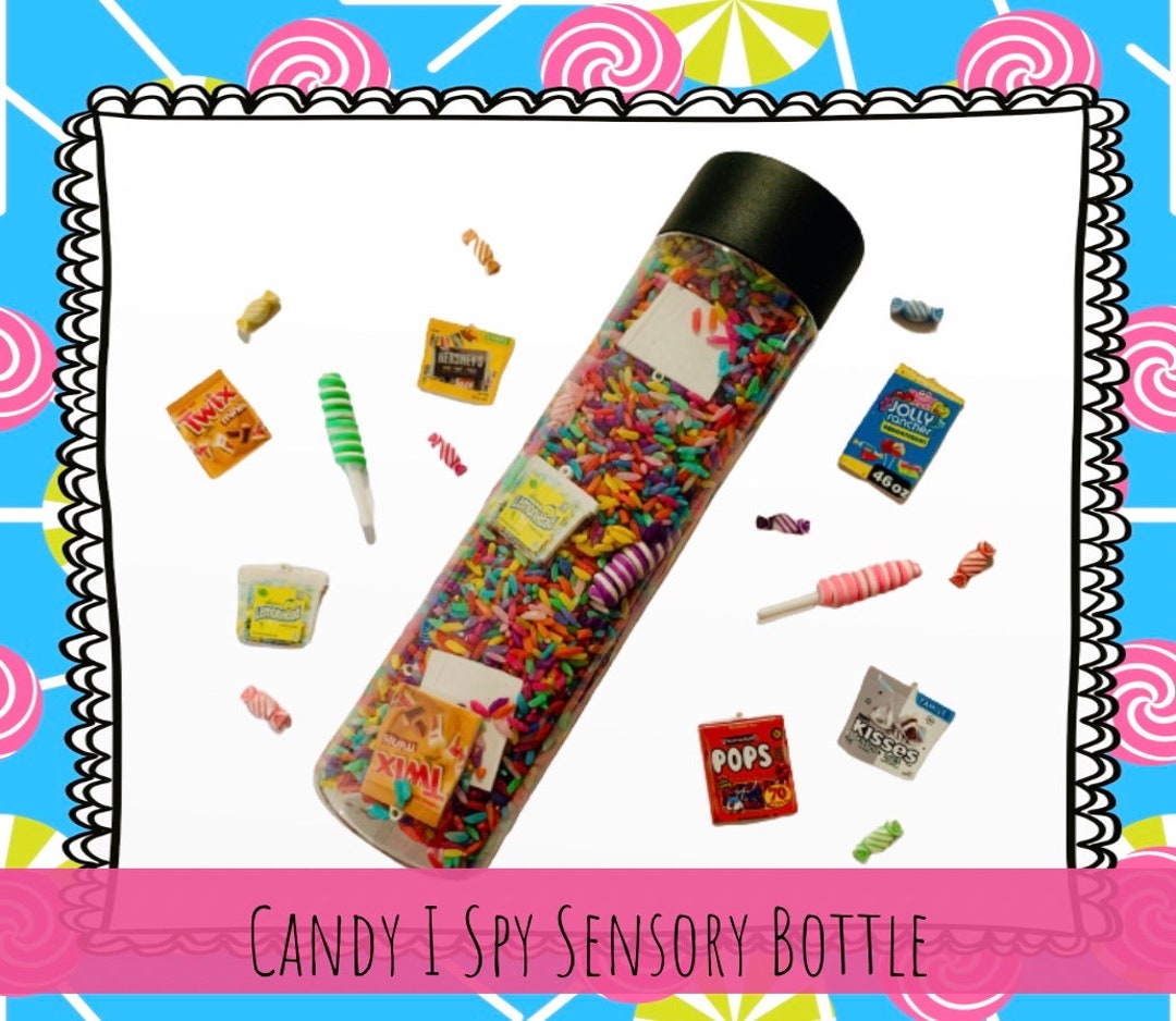 Candy I Spy Sensory Bottle - Etsy