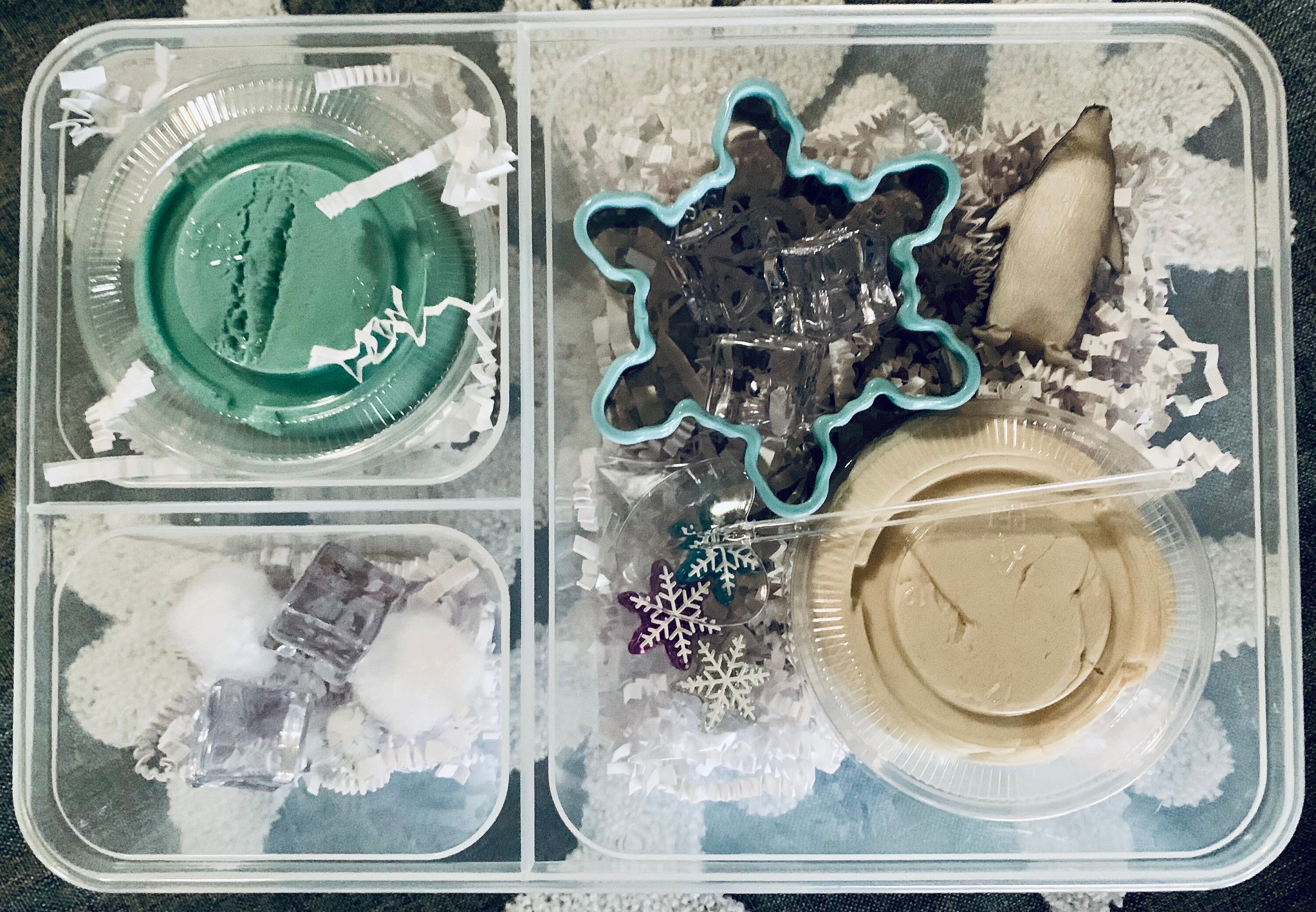 Winter Penguin Sensory Play Dough Kit - Etsy