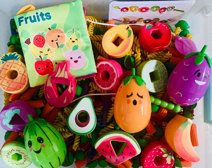 Fruit Sensory Bin - Etsy