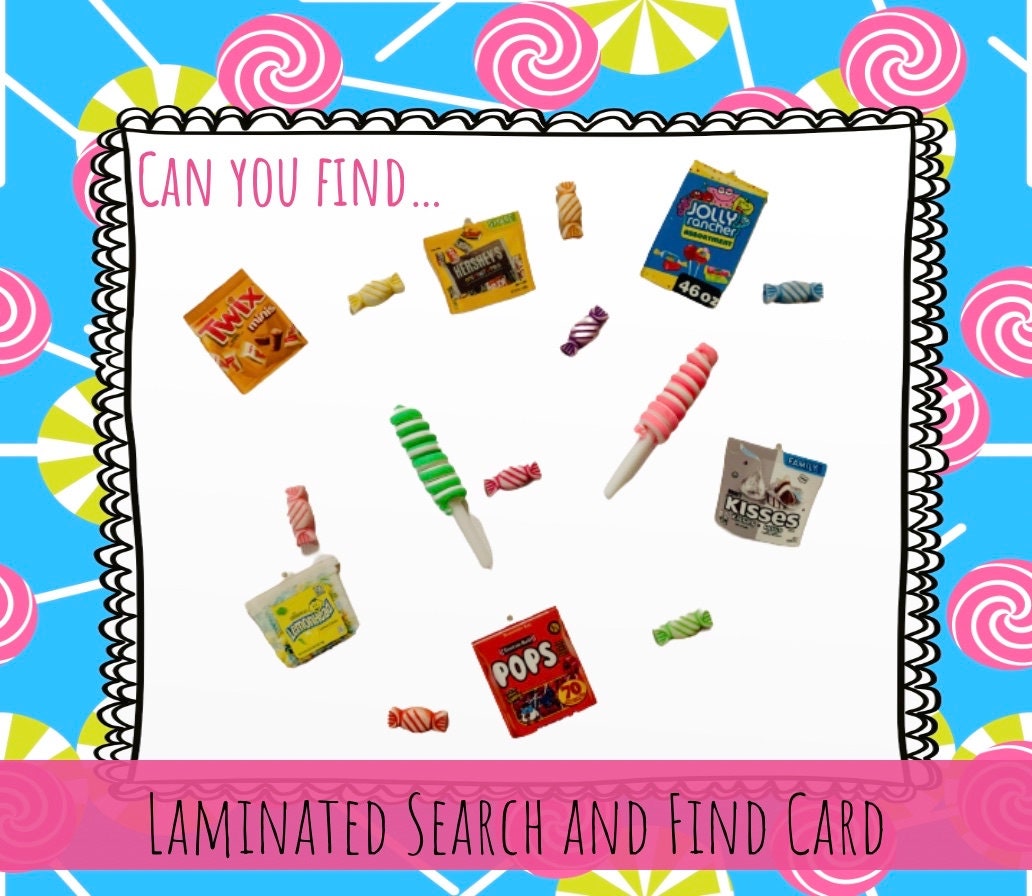 Candy I Spy Sensory Bottle - Etsy