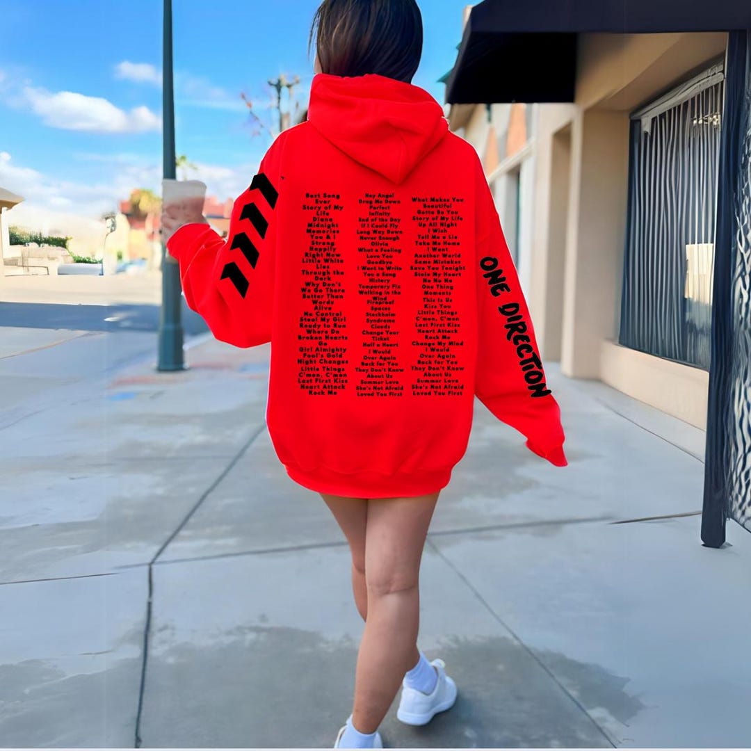 One Direction Hoodie | Liam Payne Arrow Tattoo | 1D Sweatshirt | Gift ...