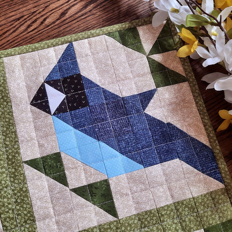 For the Birds Pre Cut Quilt Kit + Pattern - Etsy